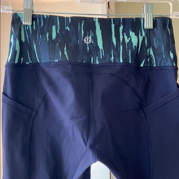 lululemon athletica | Pants & Jumpsuits | Lululemon Atrp Crop In Naval ...